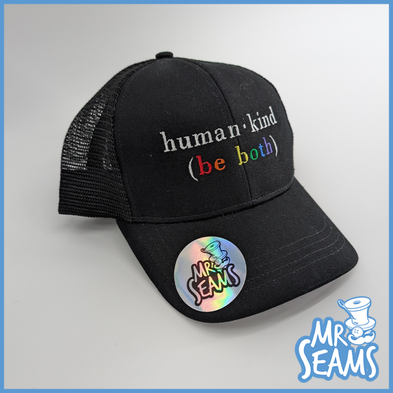 Human - Kind (Be Both) Hats & Beanies - MrSeams.com